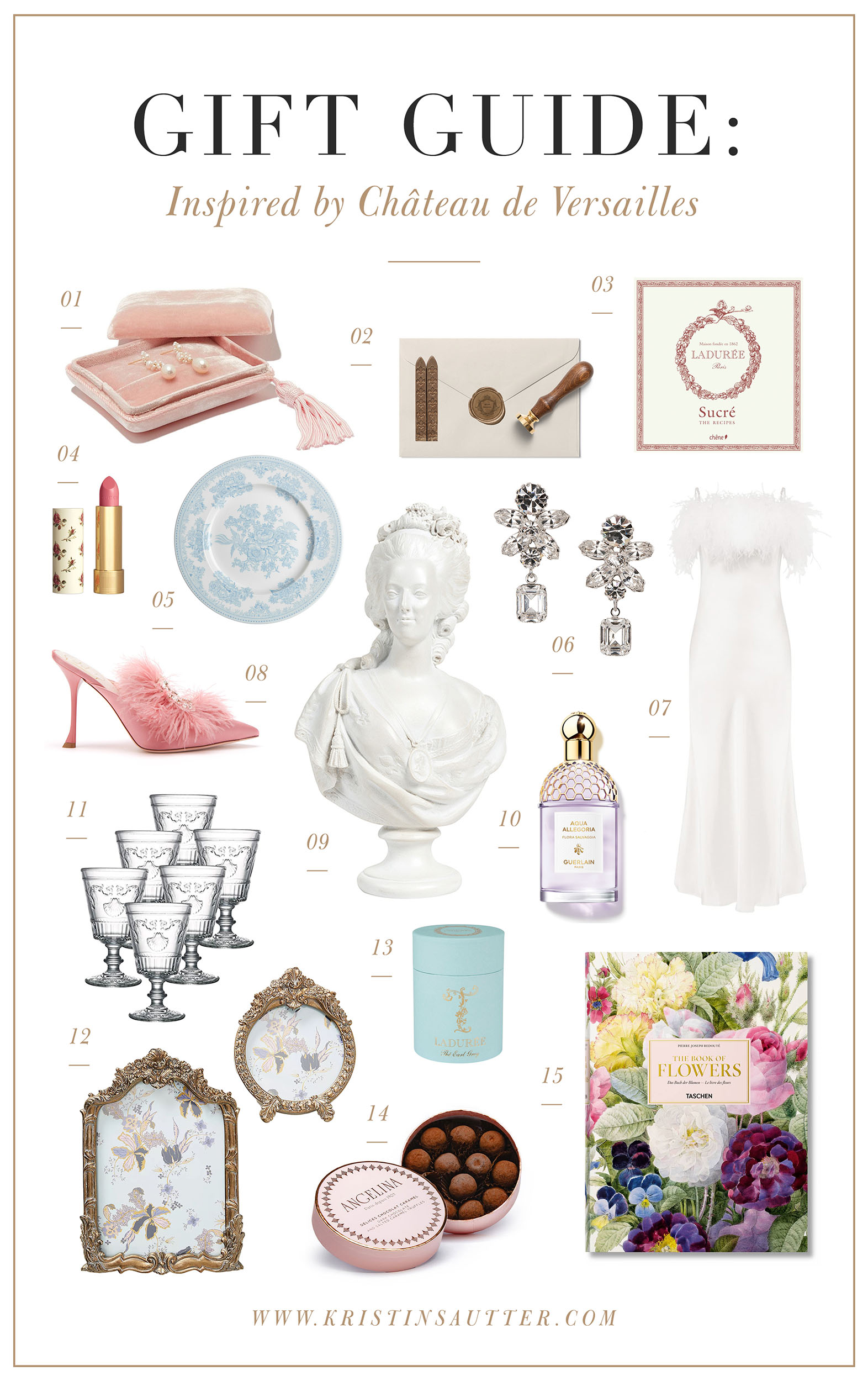Versailles Inspired Gift Guide - Kristin Sautter