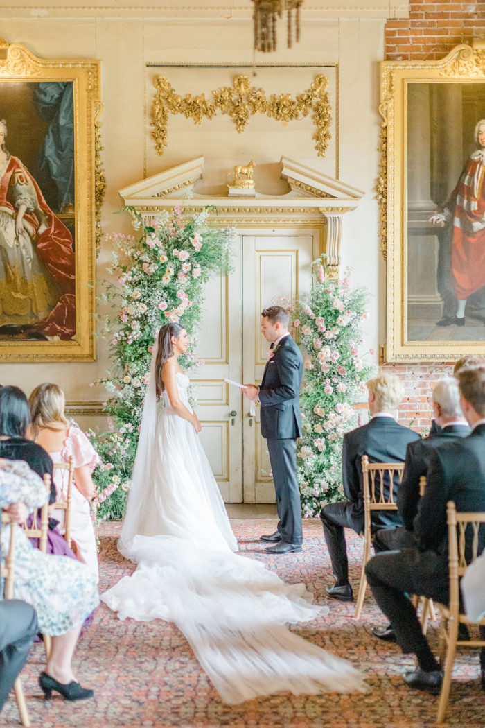 Floral-Filled English Country Manor Wedding - Kristin Sautter