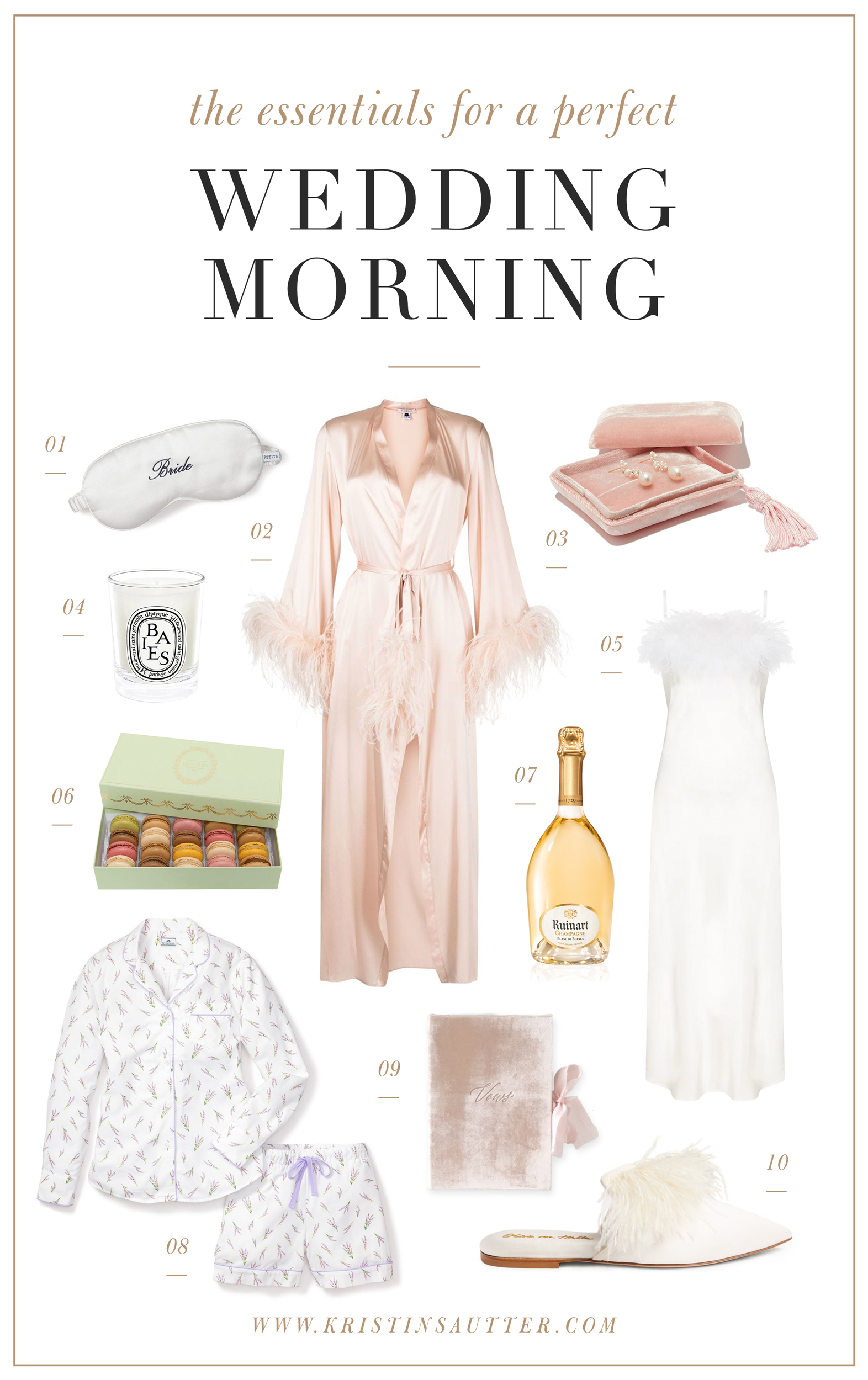 Wedding Morning Essentials - Kristin Sautter